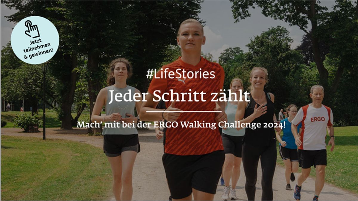 ERGO Walking Challenge 2024: Macht mit!